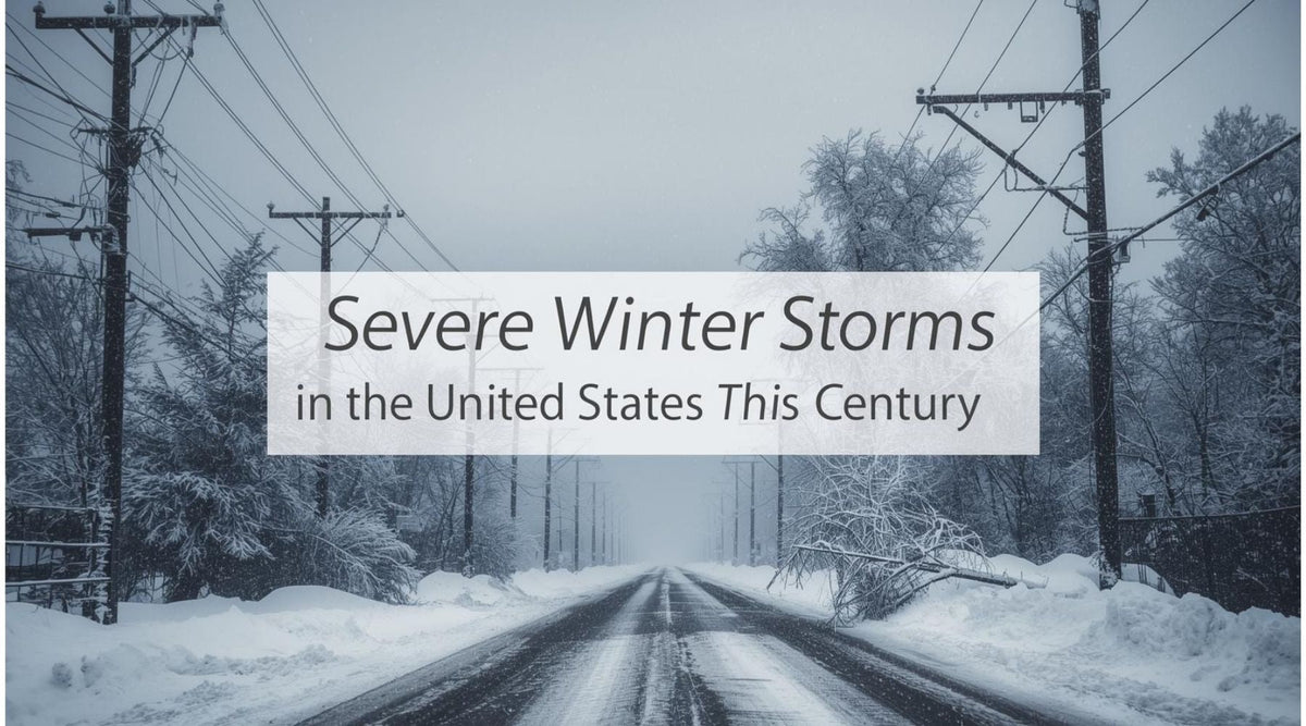 Severe Winter Storms in the United States This Century — Weather Scientific