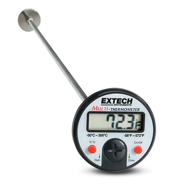 Teledyne Flir Flat Surface Stem Dial Thermometer Extech 392052 ...