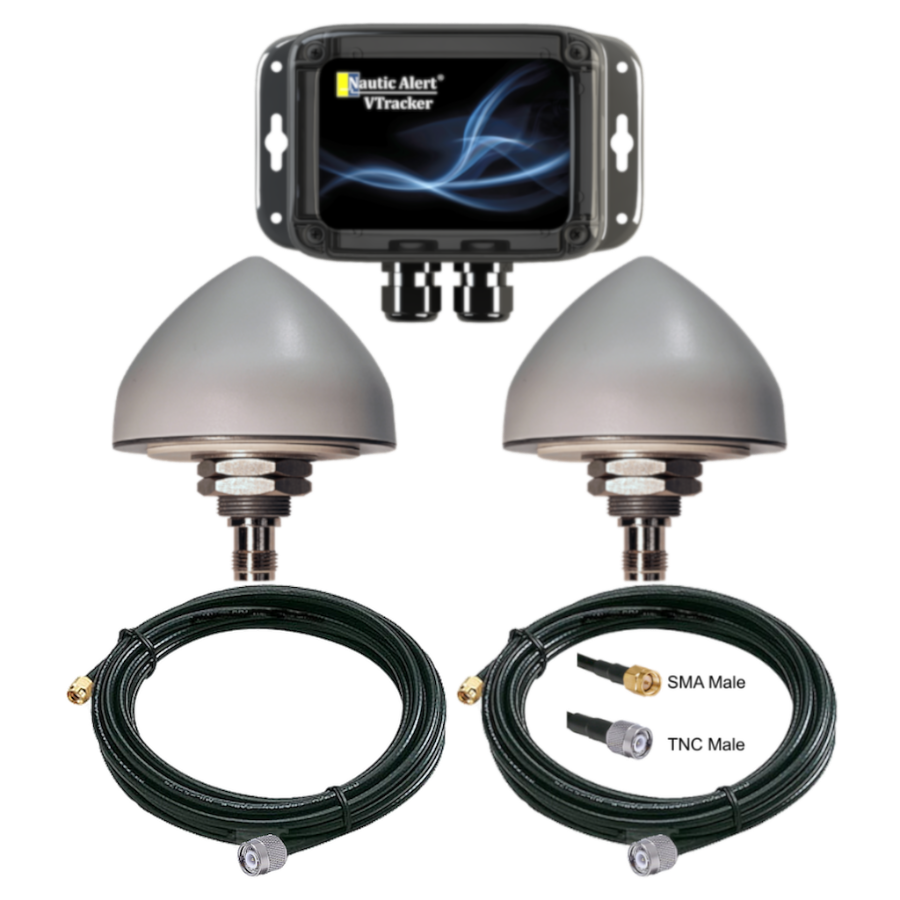 Vtracker, Sat/GPS Antenna, 25' Cable. — Weather Scientific