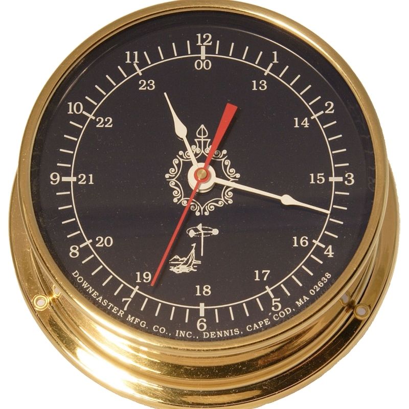 Downeaster Clock, Blue, 3090B — Weather Scientific