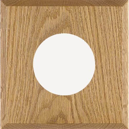 Maximum Inc. Single Instrument Oak Mounting Panel — Weather Scientific