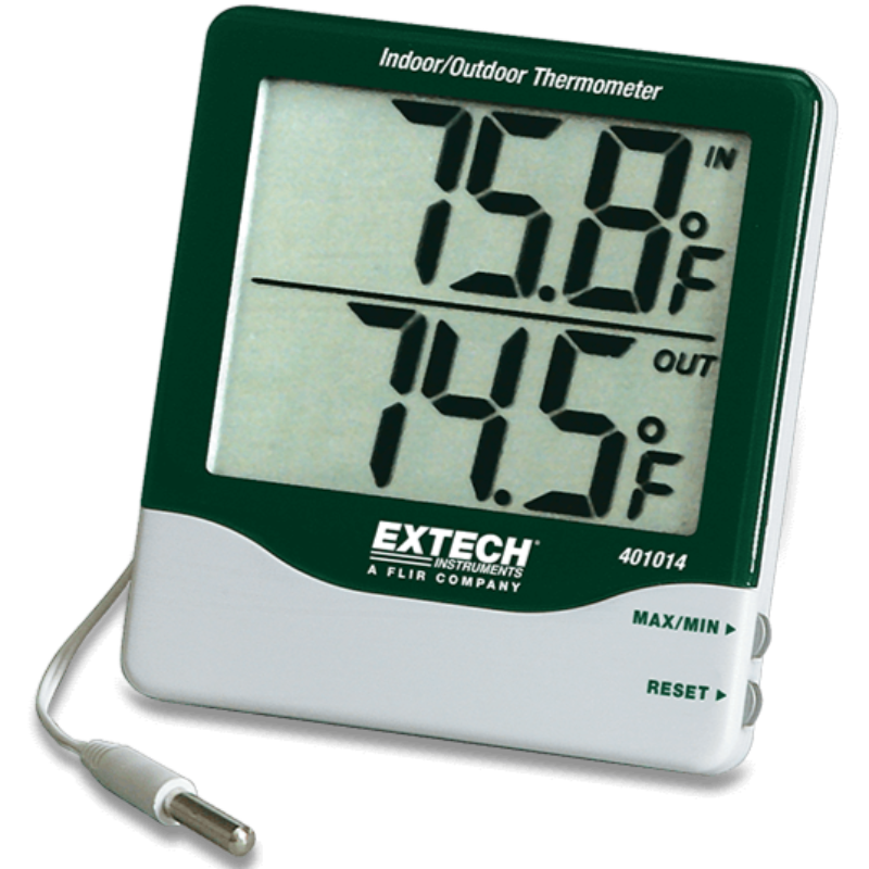 Teledyne Flir Big Digit Indoor/Outdoor Thermometer Extech 401014 ...