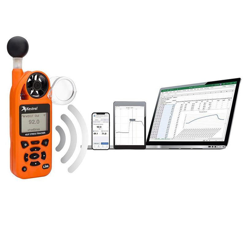 Kestrel 5400 WBGT Heat Stress Tracker (HST) & Weather Meter by Weather ...