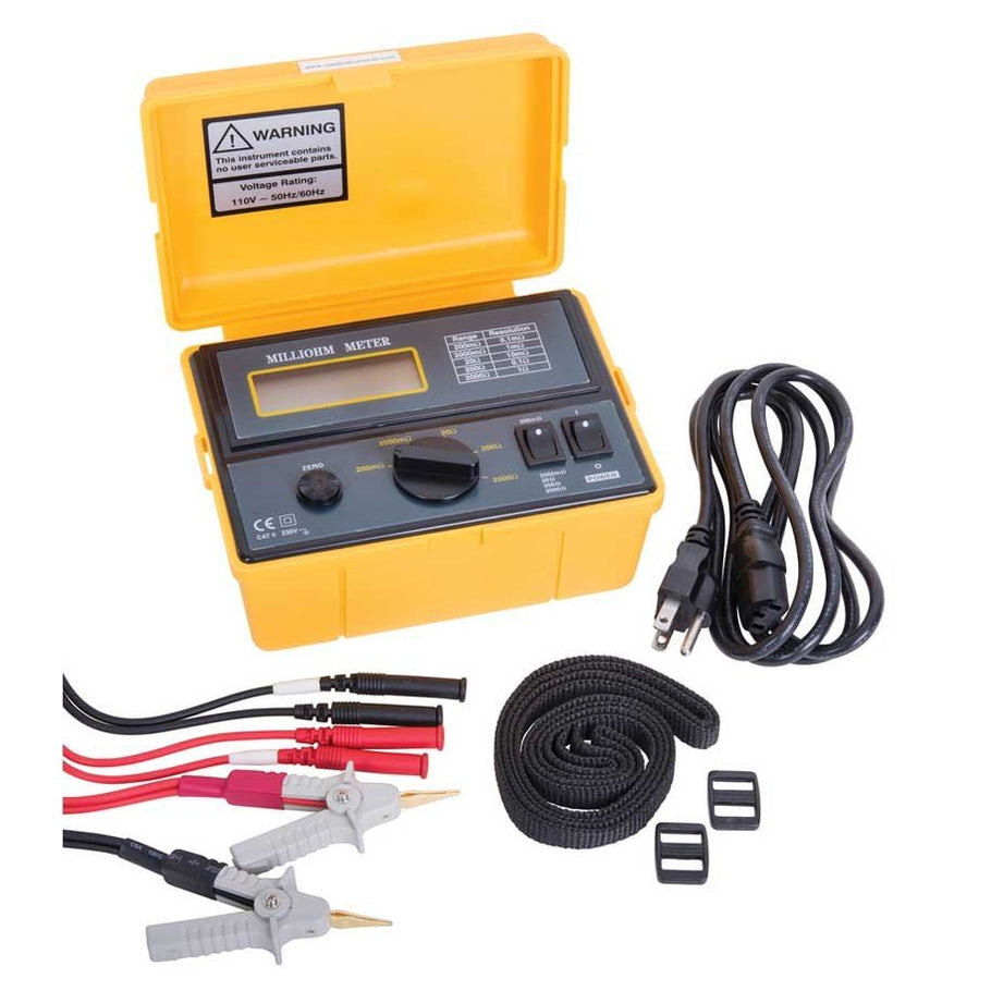 MILLIOHM METER W/NIST CERT — Weather Scientific